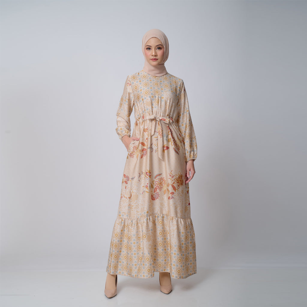 Aleka Beige Dress - Tunisia Edition – Perfume Valley